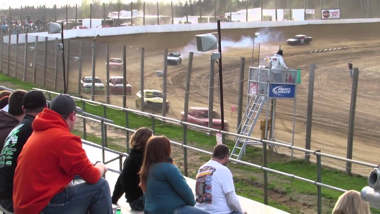Eagle Valley Speedway Hornet Heat May 18, 2014 - YouTube