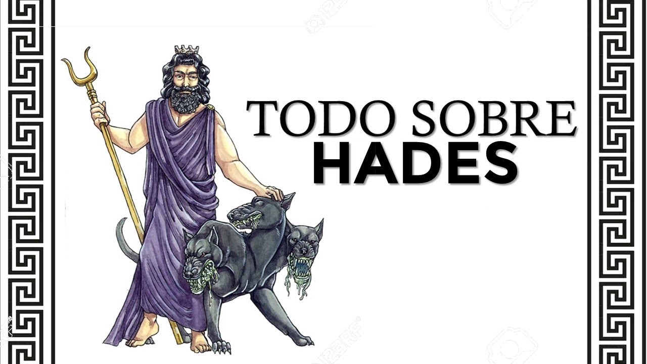 Dibujo Del Dios Griego Del Inframundo Hades Pegatina For Sale Con La