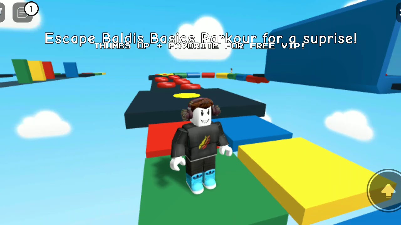 Playing roblox baldy obby - YouTube