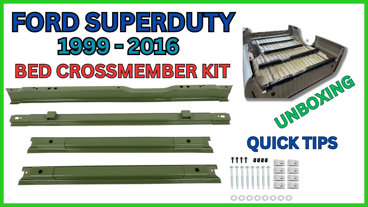 Ford Superduty Bed Crossmember Kit, Unboxing, Quick Tips - YouTube