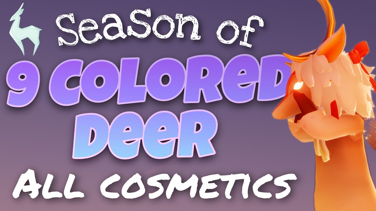 [BETA] NEW Season of Nine Colored Deer ALL Cosmetics - Sky Beta Update ...