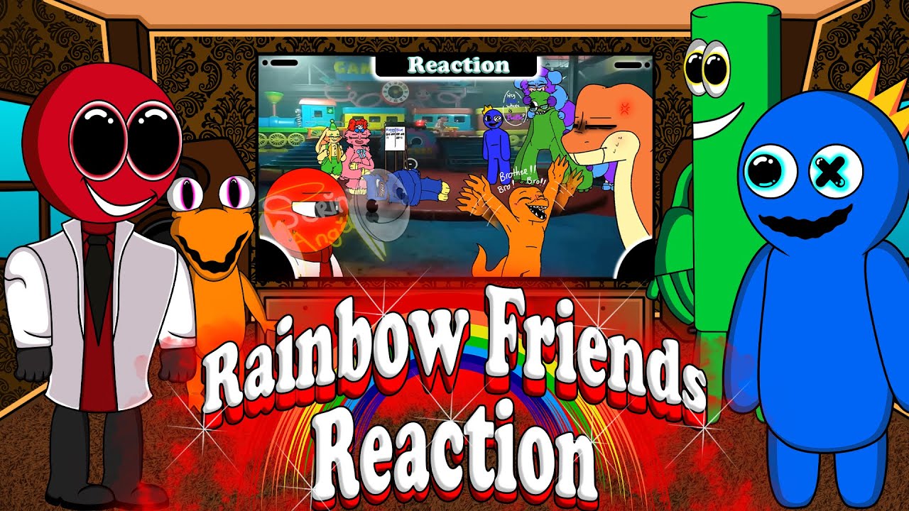Rainbow Friends react to memes - YouTube