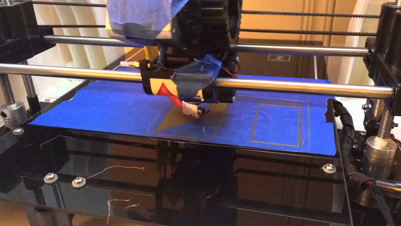 3D print time lapse of box - YouTube