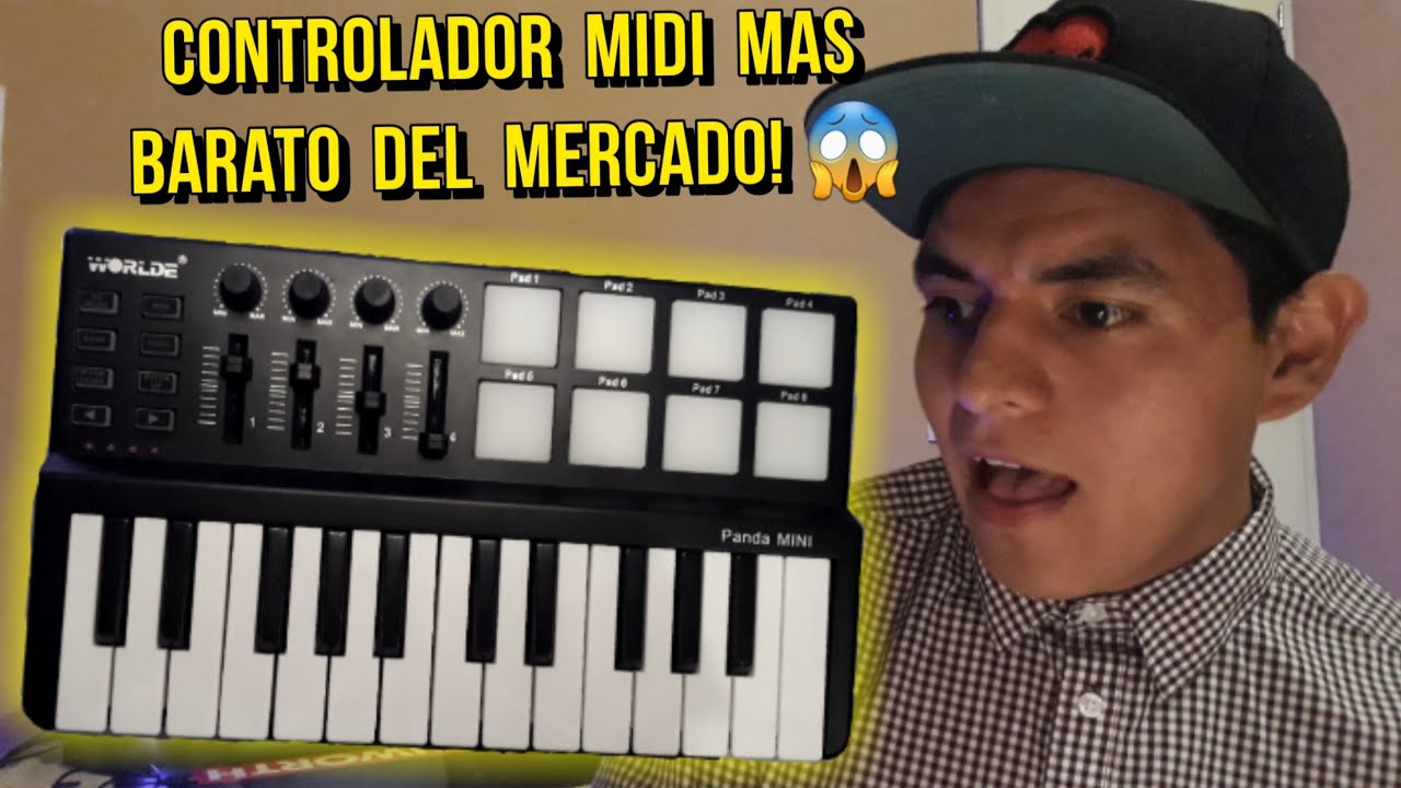 Worlde Panda Mini 🔥 - Review controlador midi - YouTube