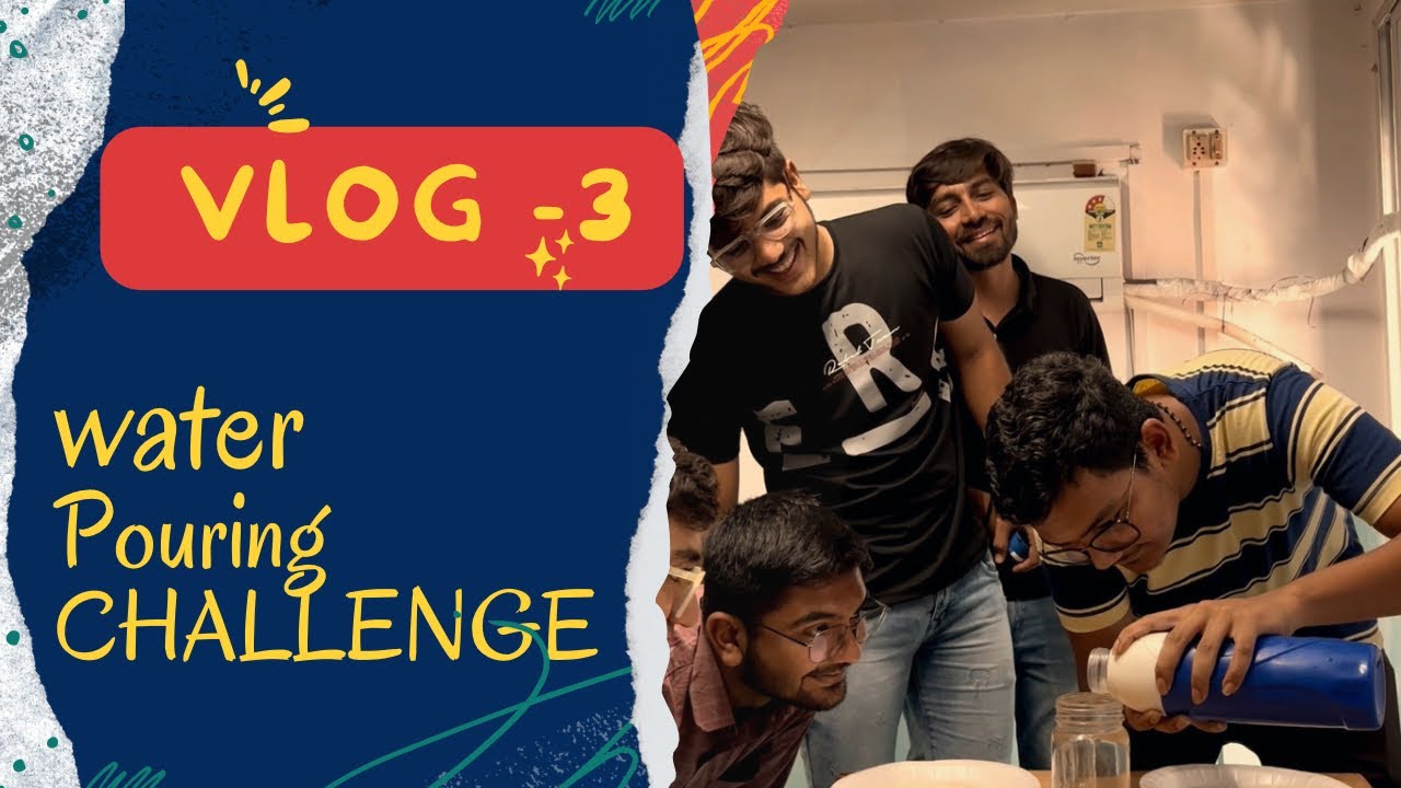 VLOG-3| Water pouring challenge #shortsvideo #vlogs #shorts # ...
