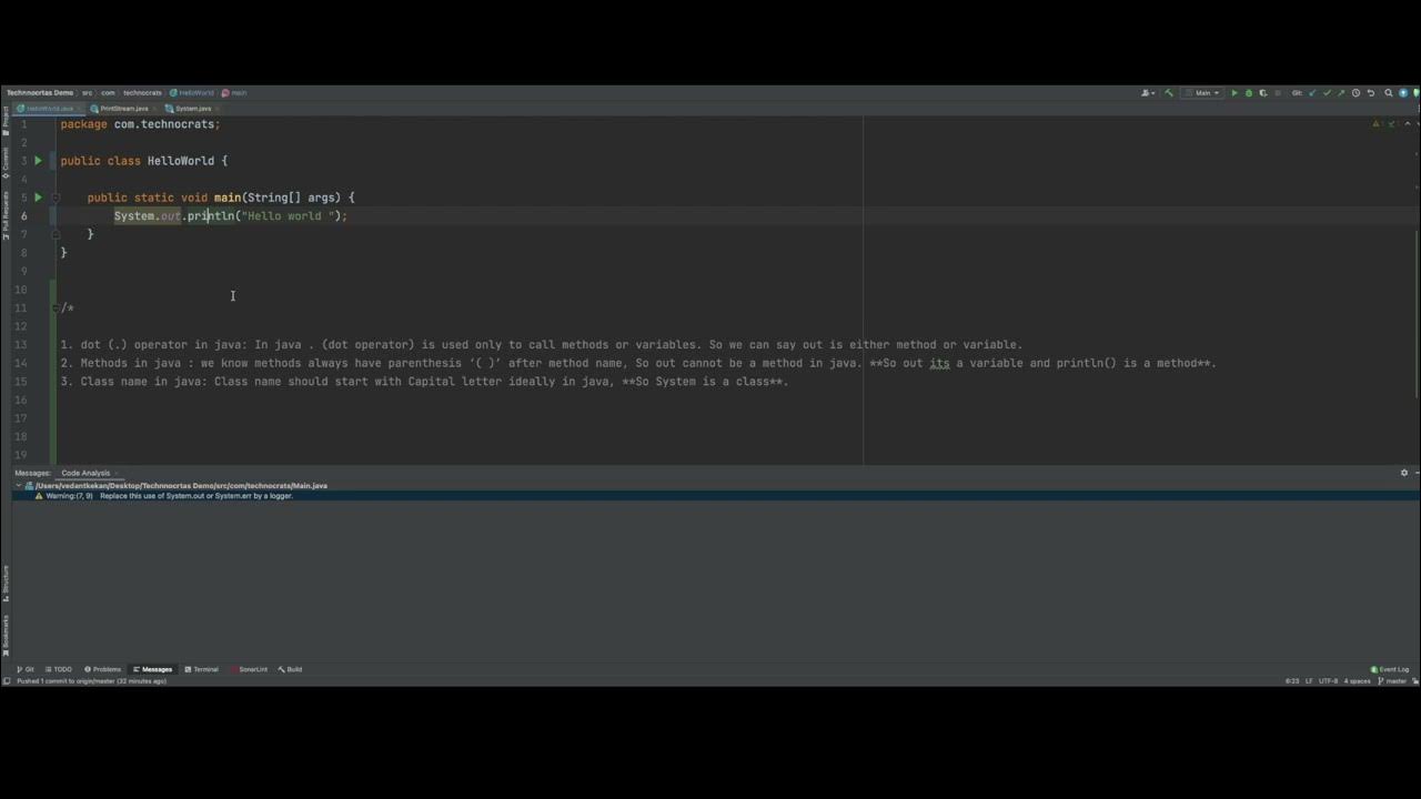 What is System.out.println in Java | Java Interview Question #1 | The TechFlow - YouTube