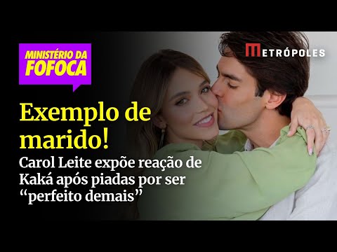 Carol Leite expõe reação de Kaká após piadas por ser “perfeito demais”