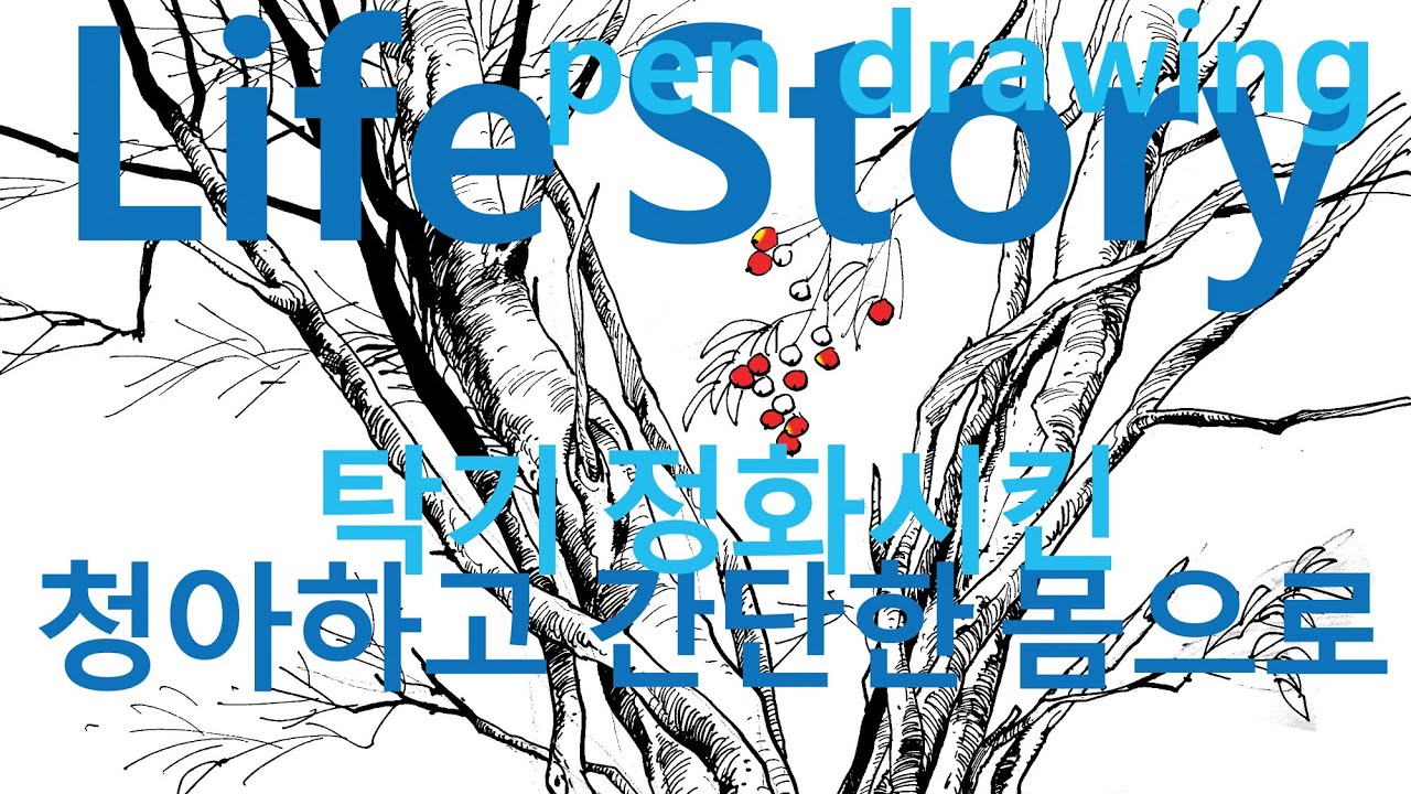 Pen drawing...Life story 방전이 충전의 시작임을 깨달았을 때 - YouTube