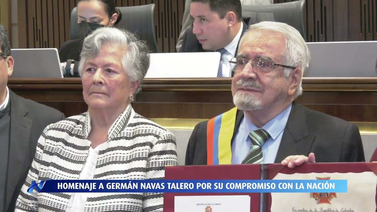 Germán Navas Talero fue reconocido por el Congreso de la República por ...