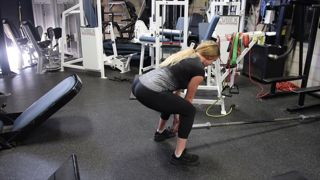 Alternating Landmine Squat to RDL: How To - YouTube