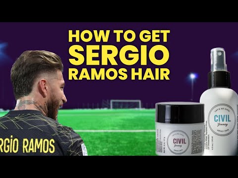 How to get Sergio Ramos' hairstyle