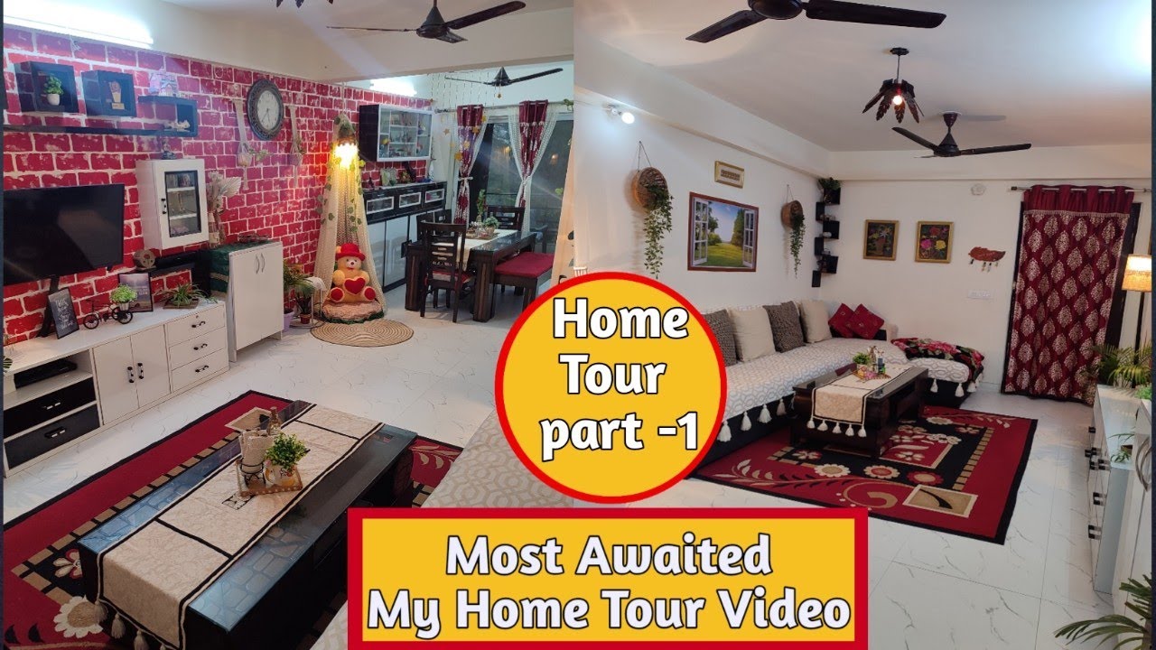 Home tour part -1||Indian middle class home tour||Home tour||Living ...