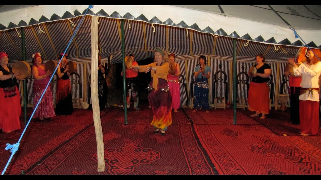 Gypsy goddess frame drums dance, Morocco 2009 - YouTube
