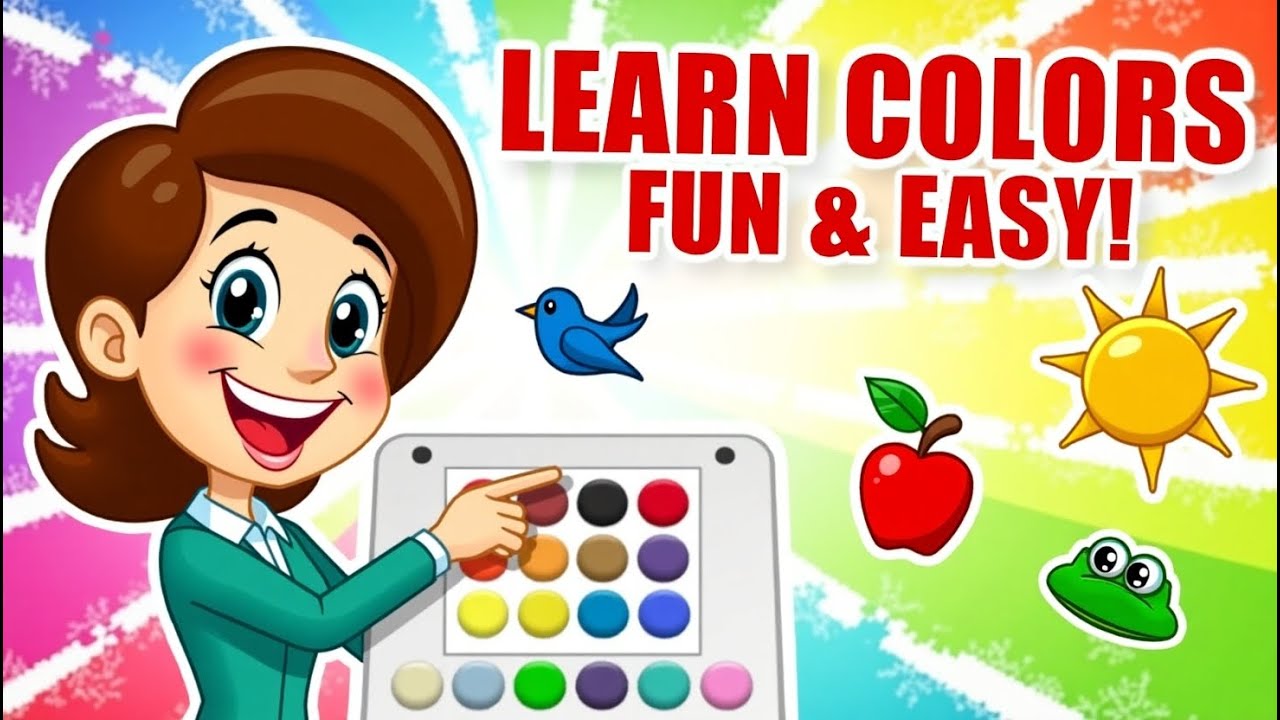 🎨 Learn Colors for Kids | Fun & Easy Colors Poem with Animation! 🌈 ...