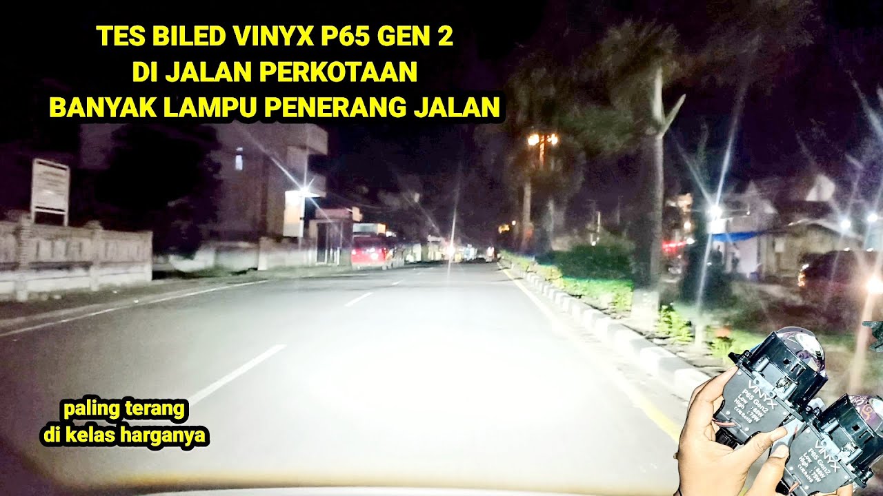Tes Drive Biled Vinyx P65 Gen 2 Di Jalan Kota - YouTube