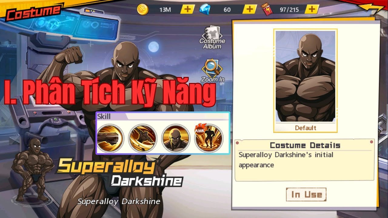 Phân Tích Kỹ Năng Đen Bóng Superalloy Darkshine SSR+ One Punch Man The ...