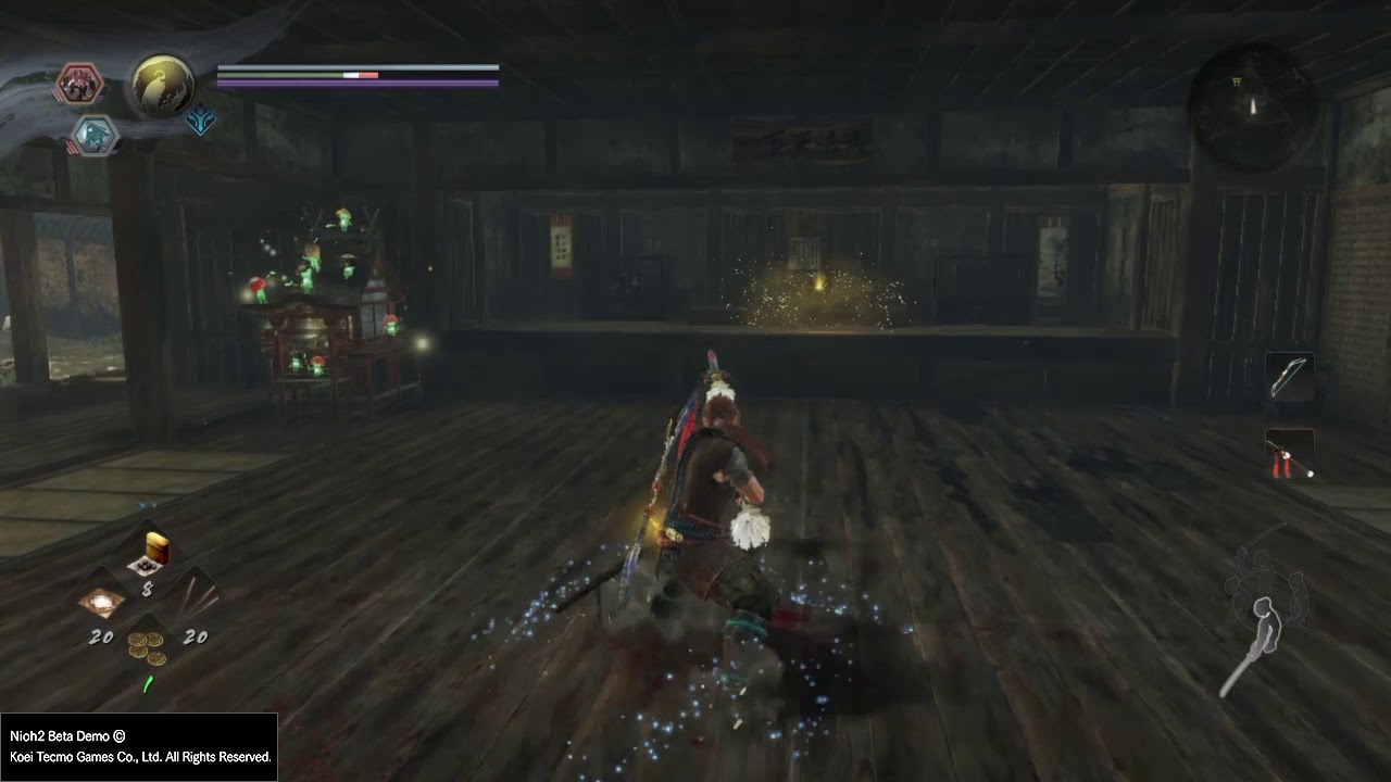 Nioh 2 Tech : cancelling spear rainbow ruse - YouTube