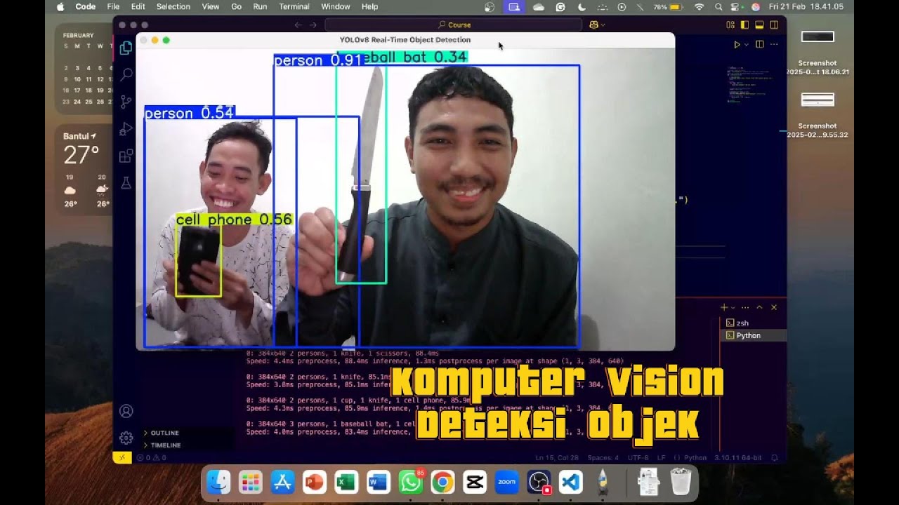 Project Gabut Komputer Vision | Deteksi Objek Menggunakan Python dan ...