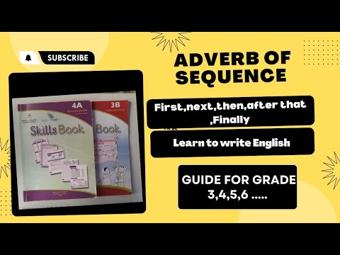 Adverb of Sequence First,next,then,after that ,Finally - YouTube