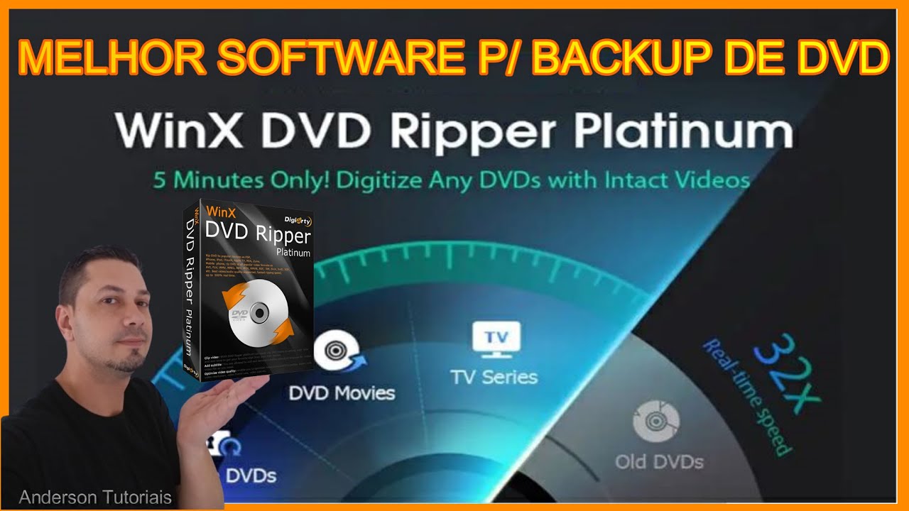 🟠Melhor Software de Recuperação DVD RIPPER PLATINUM! Converter DVD P ...