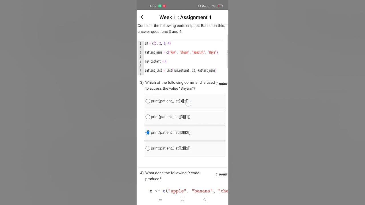 DATA SCIENCE FOR ENGINEERS NPTEL WEEK1 ASSIGNMENT KEY 2025 - YouTube