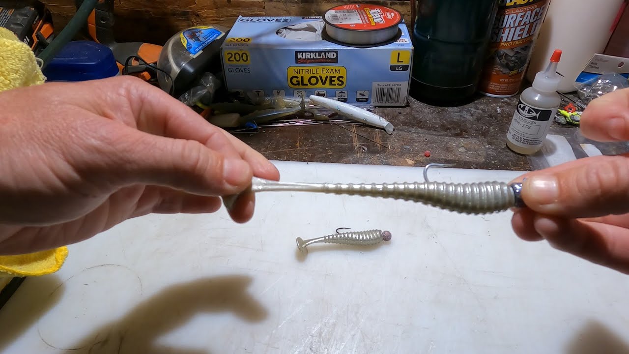 HOW TO make SWIMBAITS stay on the JIGHEAD! SO EASY! - YouTube