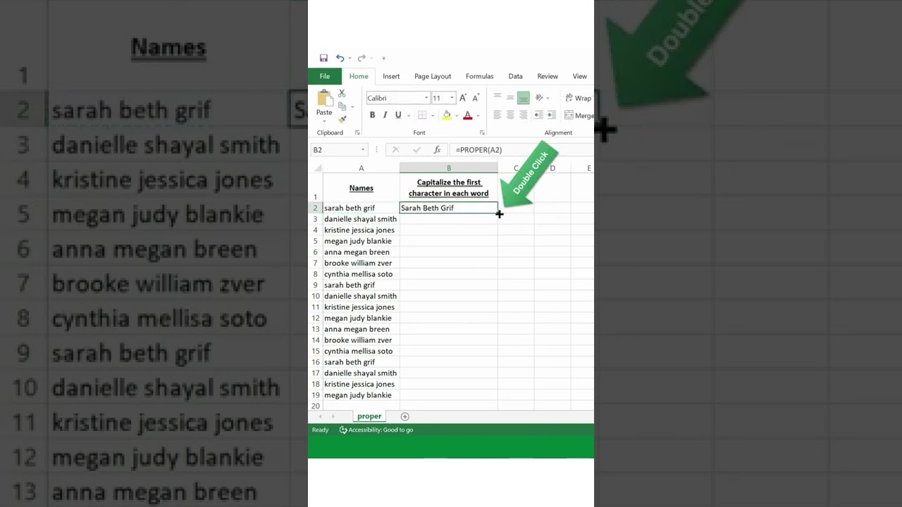 How To Capitalize The First Letter Of Each Word In Excel proper How To Capitalize The First Letter Of Each Word In Excel proper