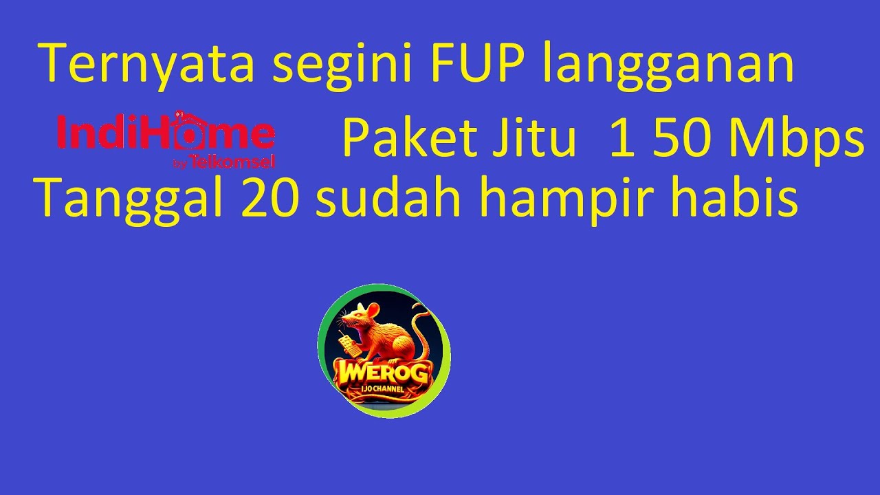 Ternyata FUP Langganan Indihome 50 Mbps Paket Jitu 1 di Tahun 2025 ...