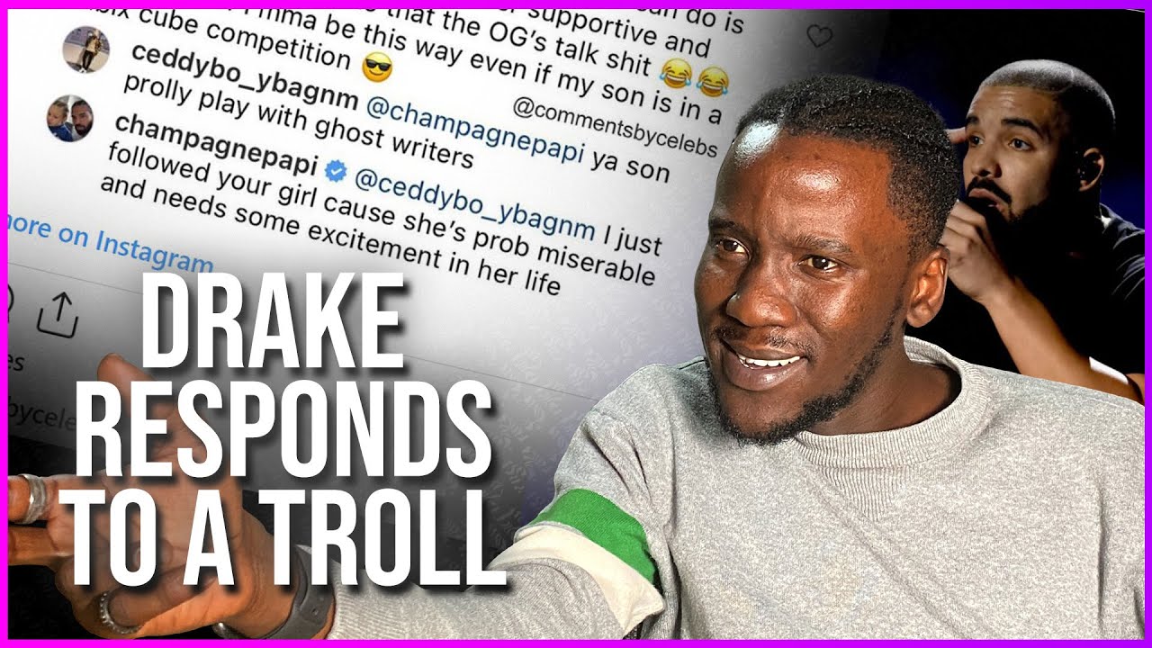 Drake Responds to a Troll #MJPClips #drake - YouTube