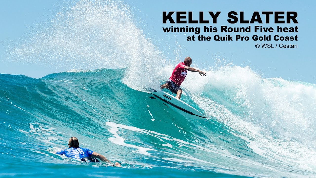 Kelly Slater (USA) // 11X World Champion winning his Round Five heat at ...