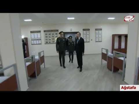 Prezident İlham Əliyev Daxili Qoşunların “N” saylı hərbi hissəsinin açılışında iştirak edib
