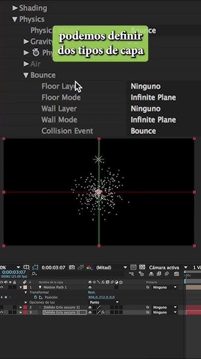 Ajusta el Comportamiento de Rebote en Partículas con After Effects - Tutoriales de After Effects ...