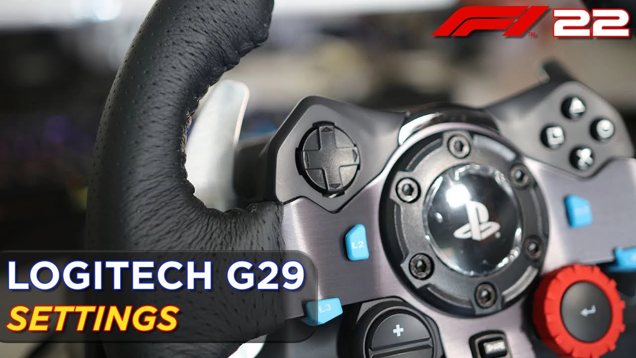 Logitech G29 settings for F1 22 - YouTube