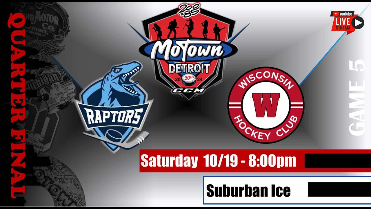 Raptors U15 Selects vs Wisconsin HC AAA - YouTube