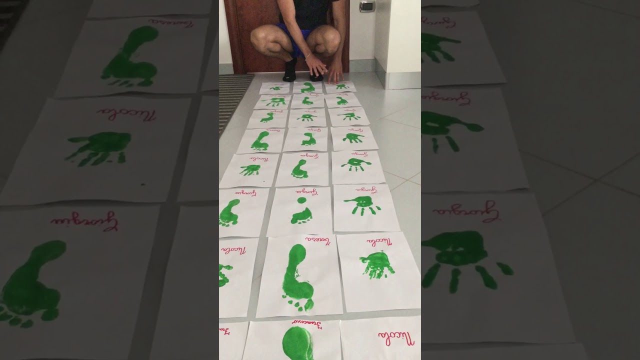 Gioco motorio: mani e piedi - YouTube