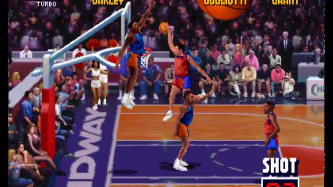 NBA Jam (New York Knicks) - ARCADE - MAME 0.209 - YouTube