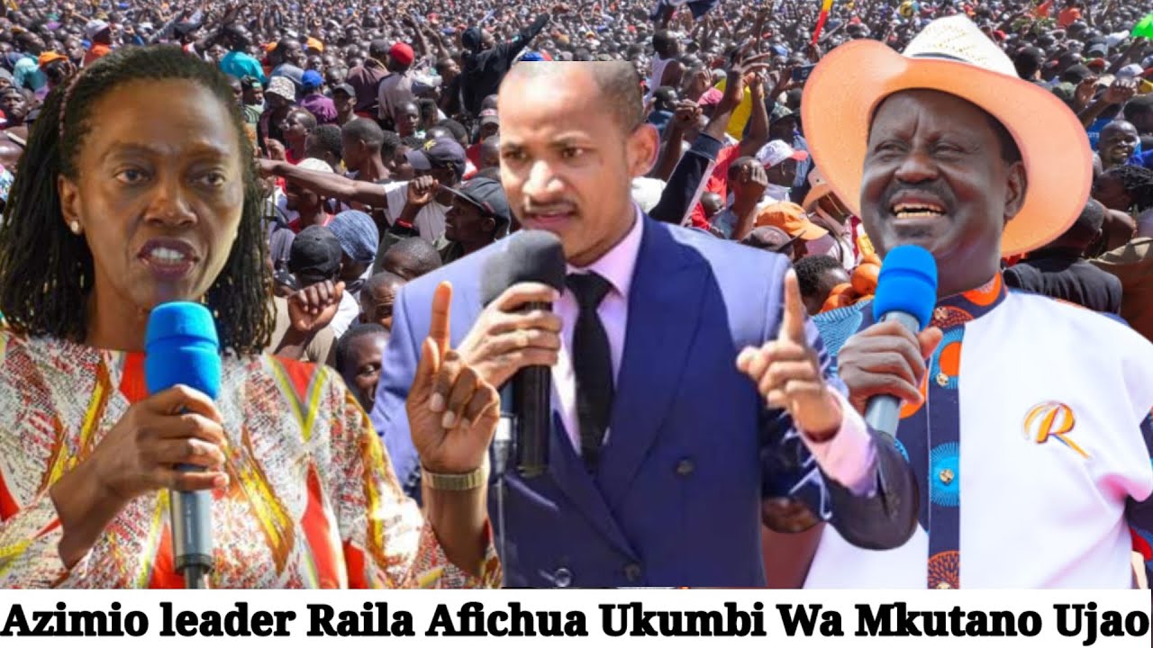BREAKING NEWS: Azimio leader Raila Afichua Ukumbi Wa Mkutano Ujao - YouTube