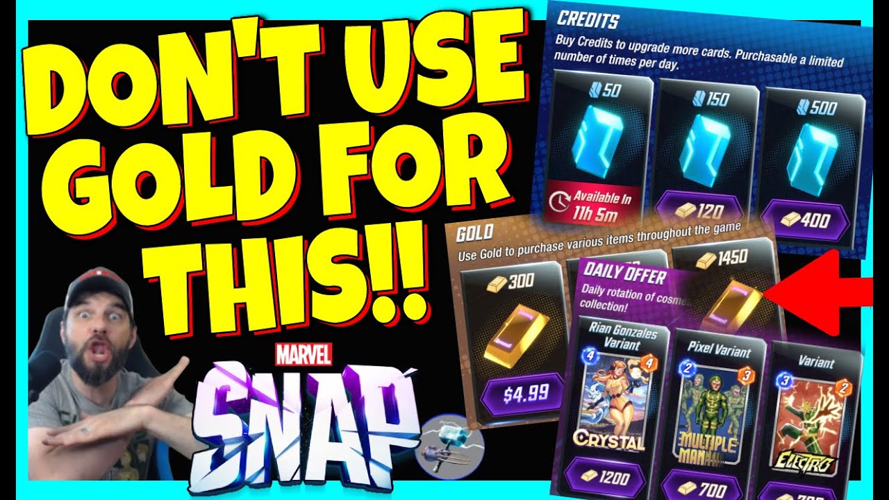 AVOID this HUGE mistake in Gold Spending in Marvel Snap!! | Focus on ...
