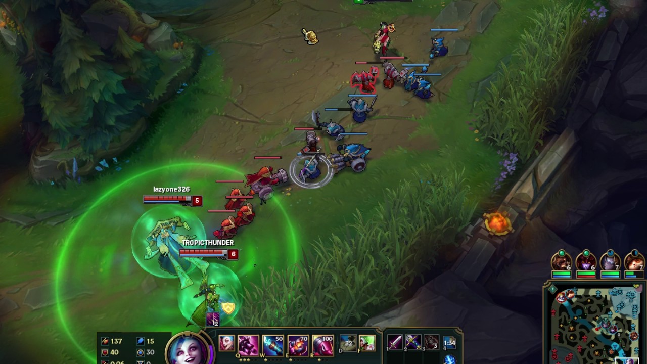 League of Legends gameplay [Jinx] - YouTube