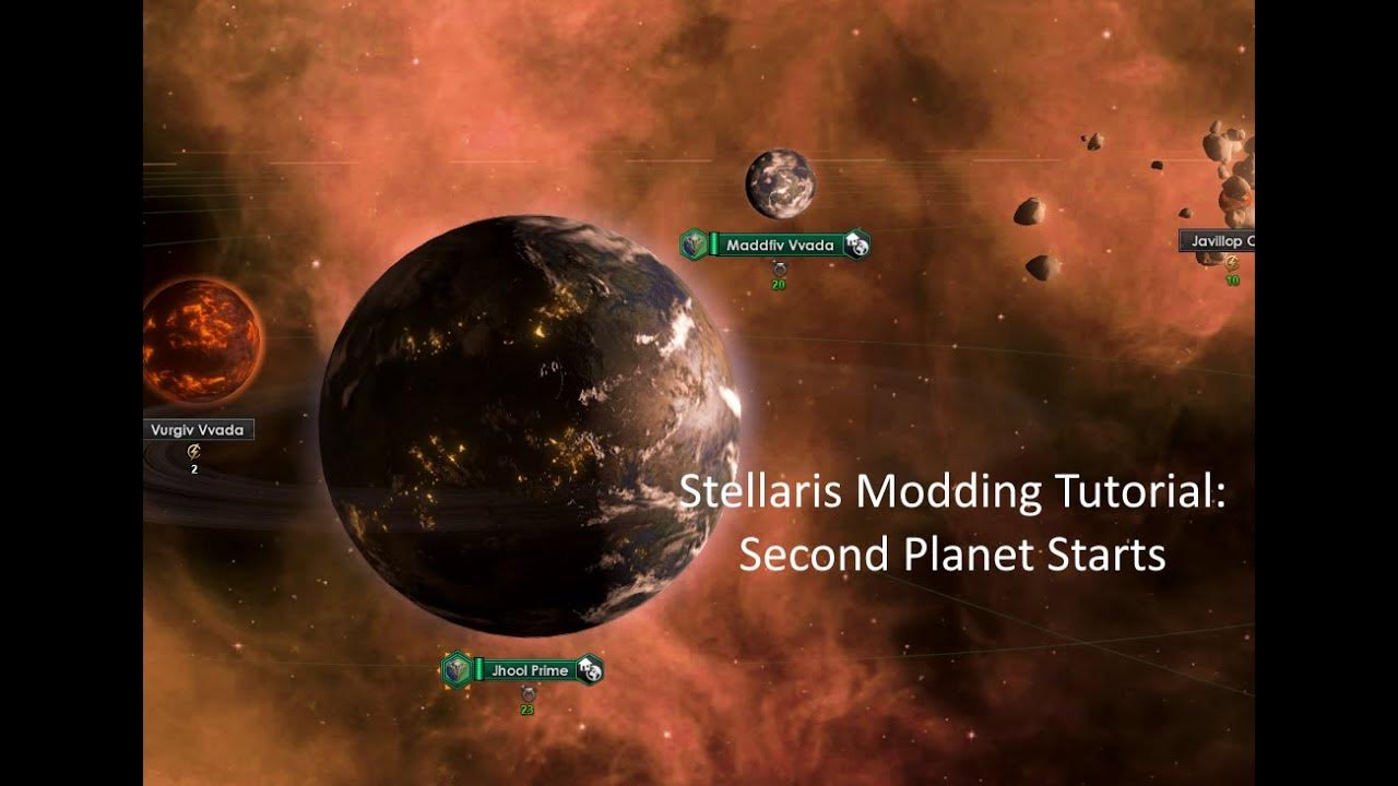 Stellaris Modding Tutorial: Second Starting Planet - YouTube