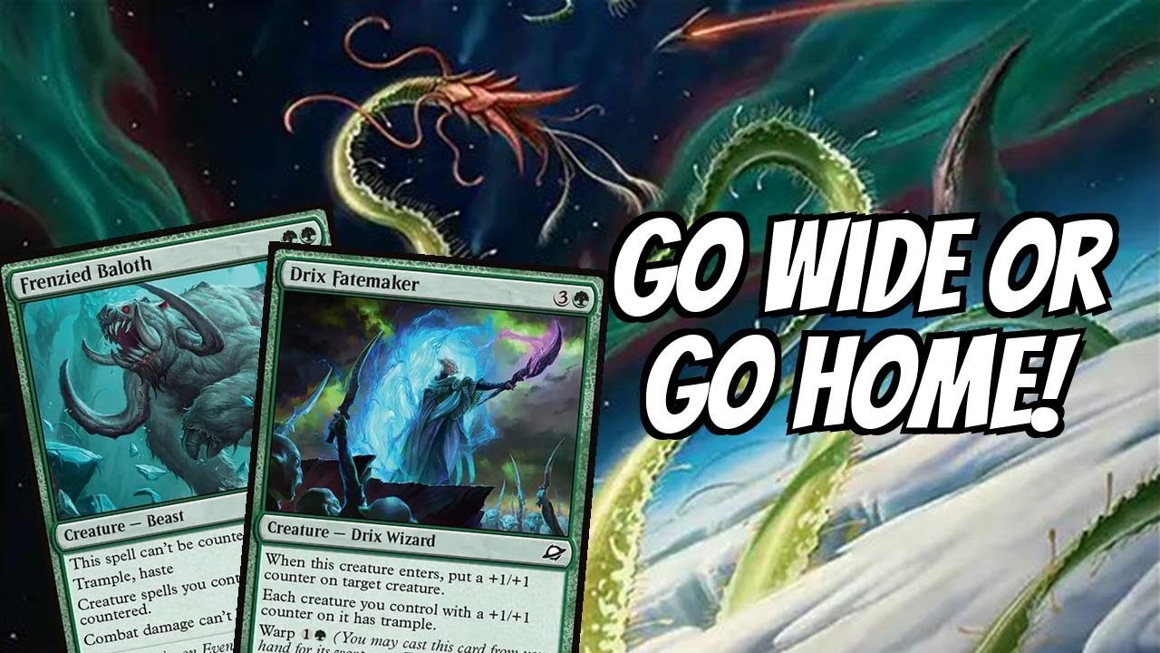 Go Wide or Go Home! | Mono-Green Aggro | Standard Bo3 | Diamond | MTG ...