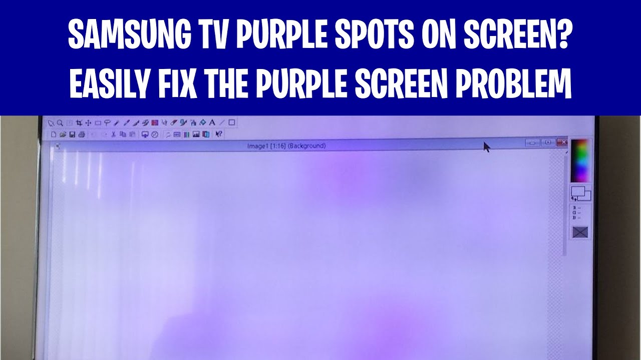 Fix Your Samsung TV's Purple Screen Problem FAST - YouTube