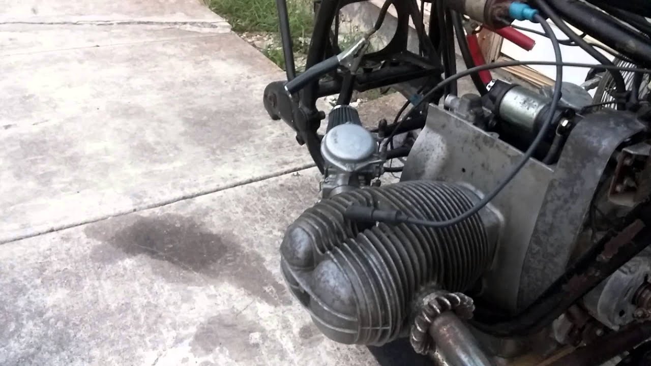 1975 BMW R75/6 frame w/5 motor Aug 29 2015 - YouTube