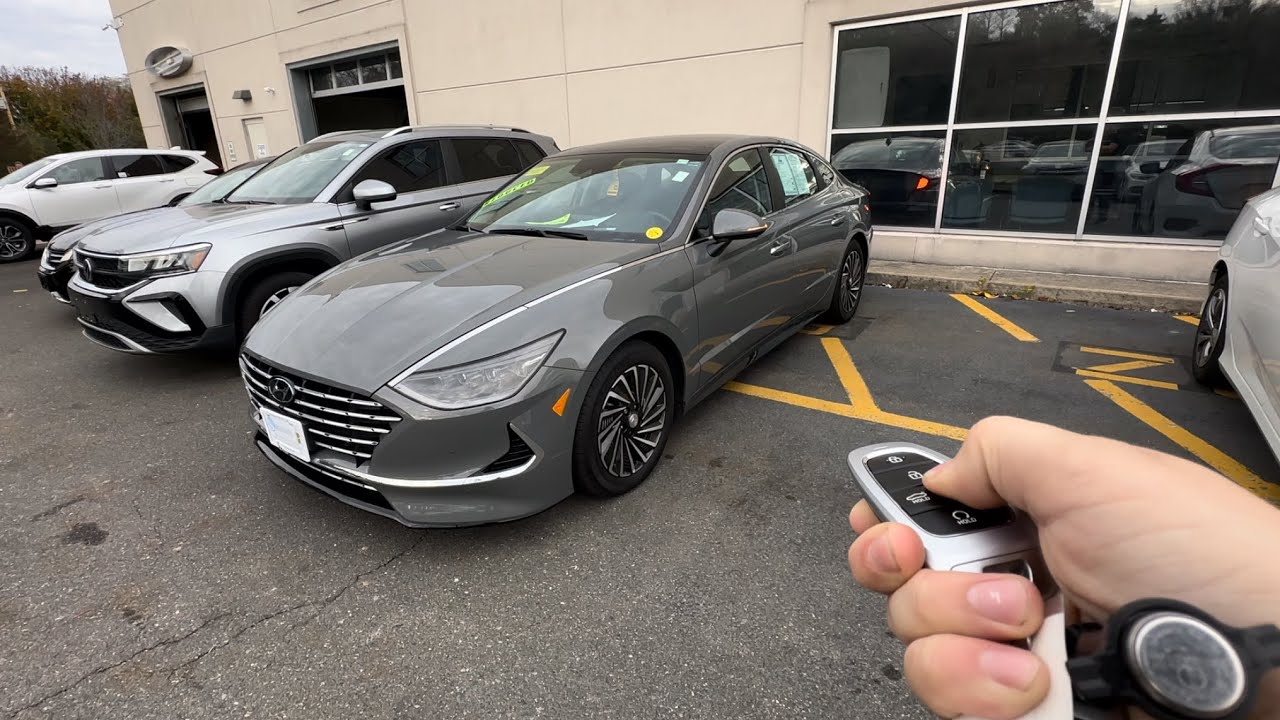 2020 Hyundai Sonata Hybrid Limited alarm - YouTube