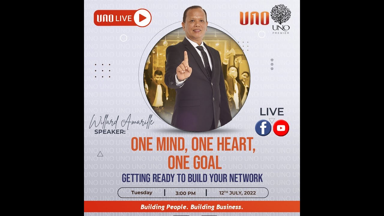 ONE MIND, ONE HEART, ONE GOAL - YouTube