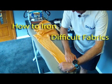 How to Iron a Tricky Soft Knit Jumper - DrCleanUK - YouTube