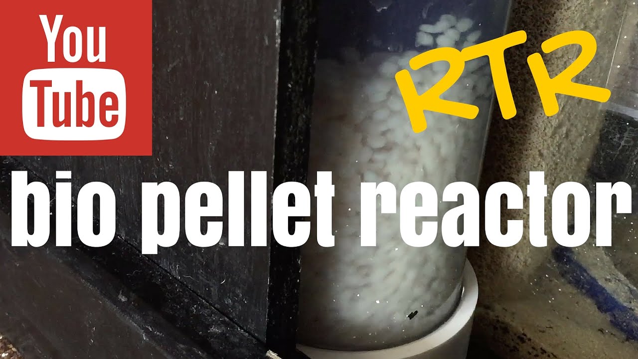 DIY biopellet reactor : how to lower nitrates in saltwater tank - YouTube