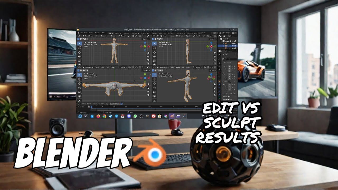 Blender EXPERTS Reveal Edit Mode vs Sculpt Mode PRO Results! - YouTube