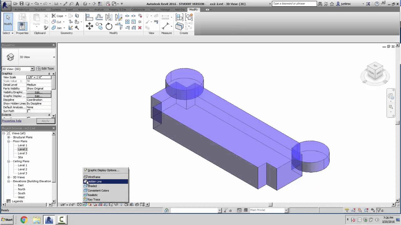 Revit Massing Exercise - YouTube
