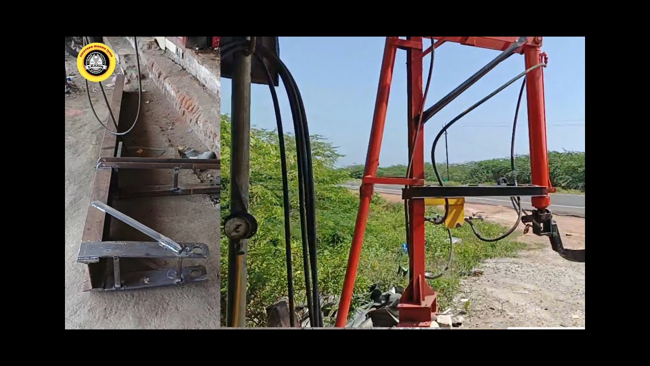 Tyre bead pressing mechine alteration // Saravana munnu tyres - YouTube